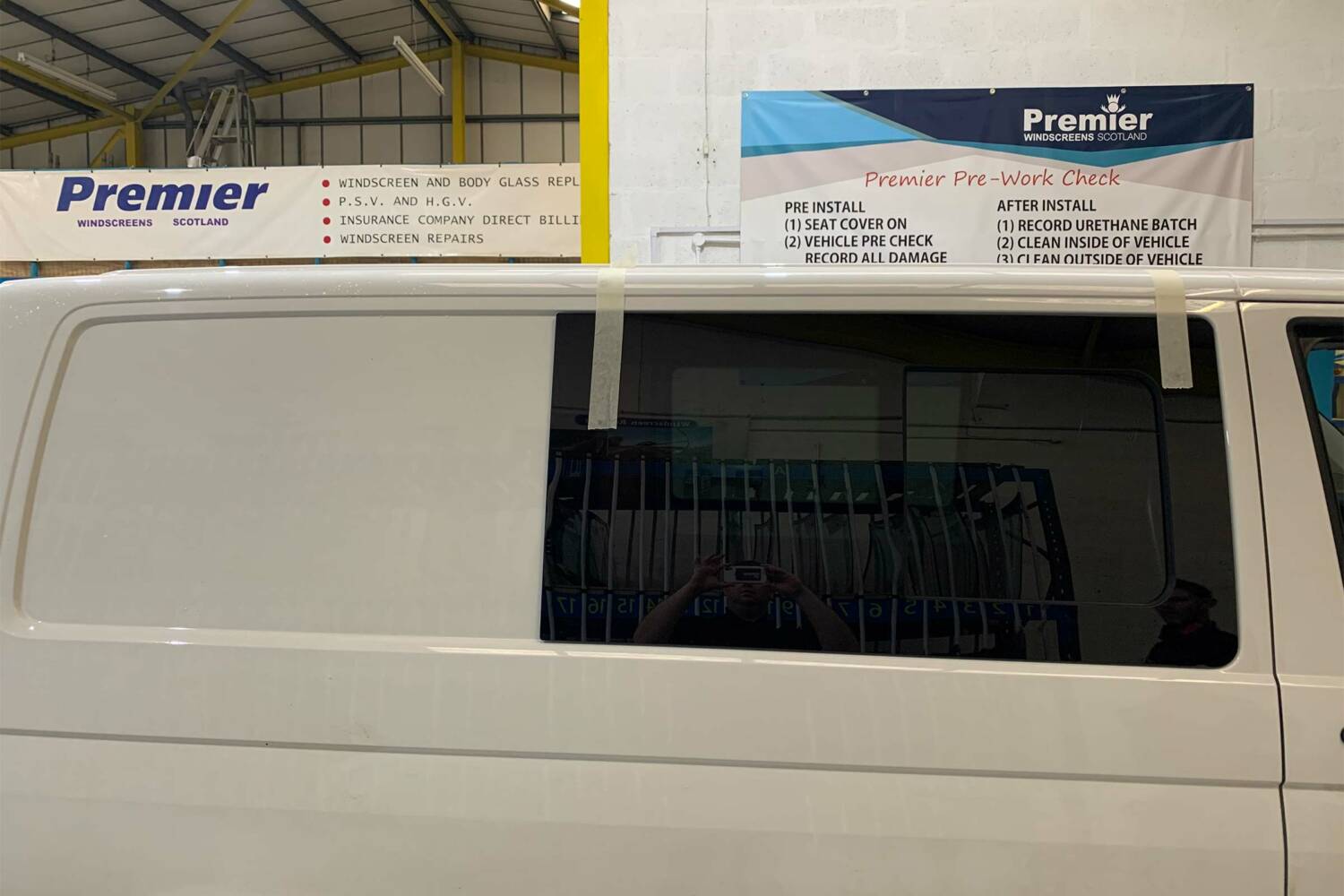 Premier Van Conversion : Van Window Glass Conversions in Scotland